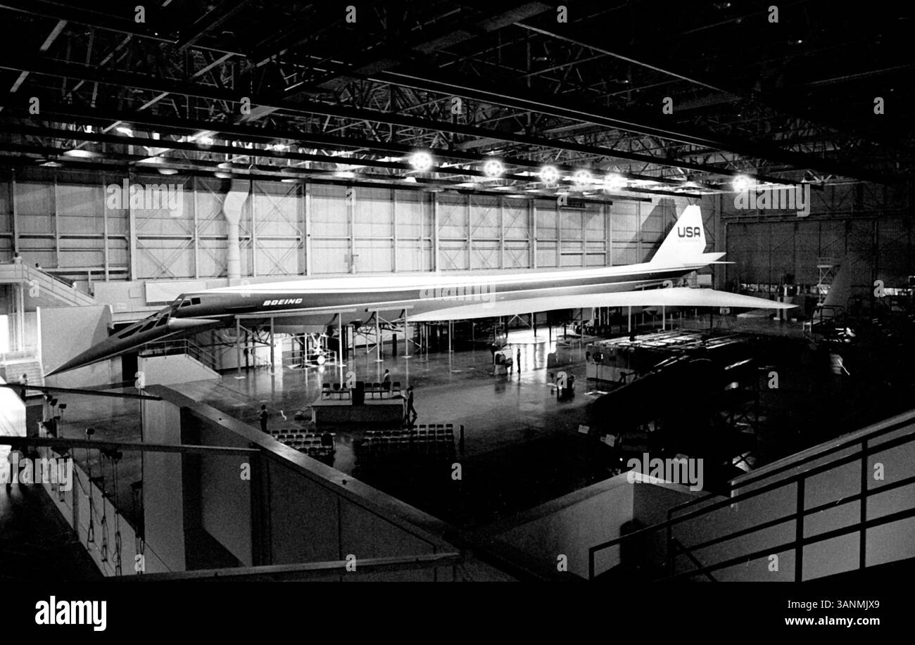 Feb 24, 2005; Seattle, Washington, USA; (File Photo: 1971) Boeing's SST ...