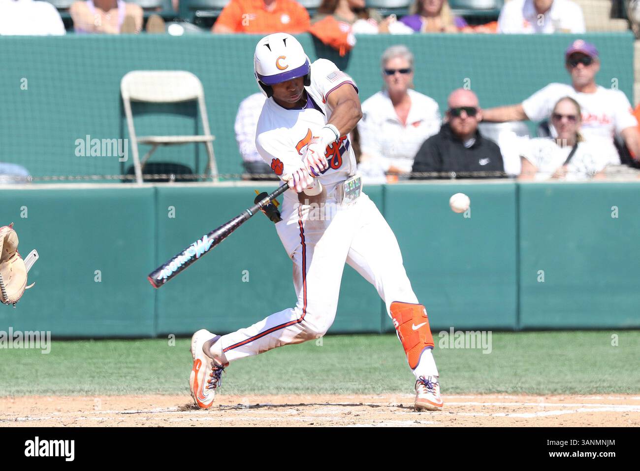 CLEMSON, SC - APRIL 13: Clemson Tigers infielder Jarren Purify (23 ...
