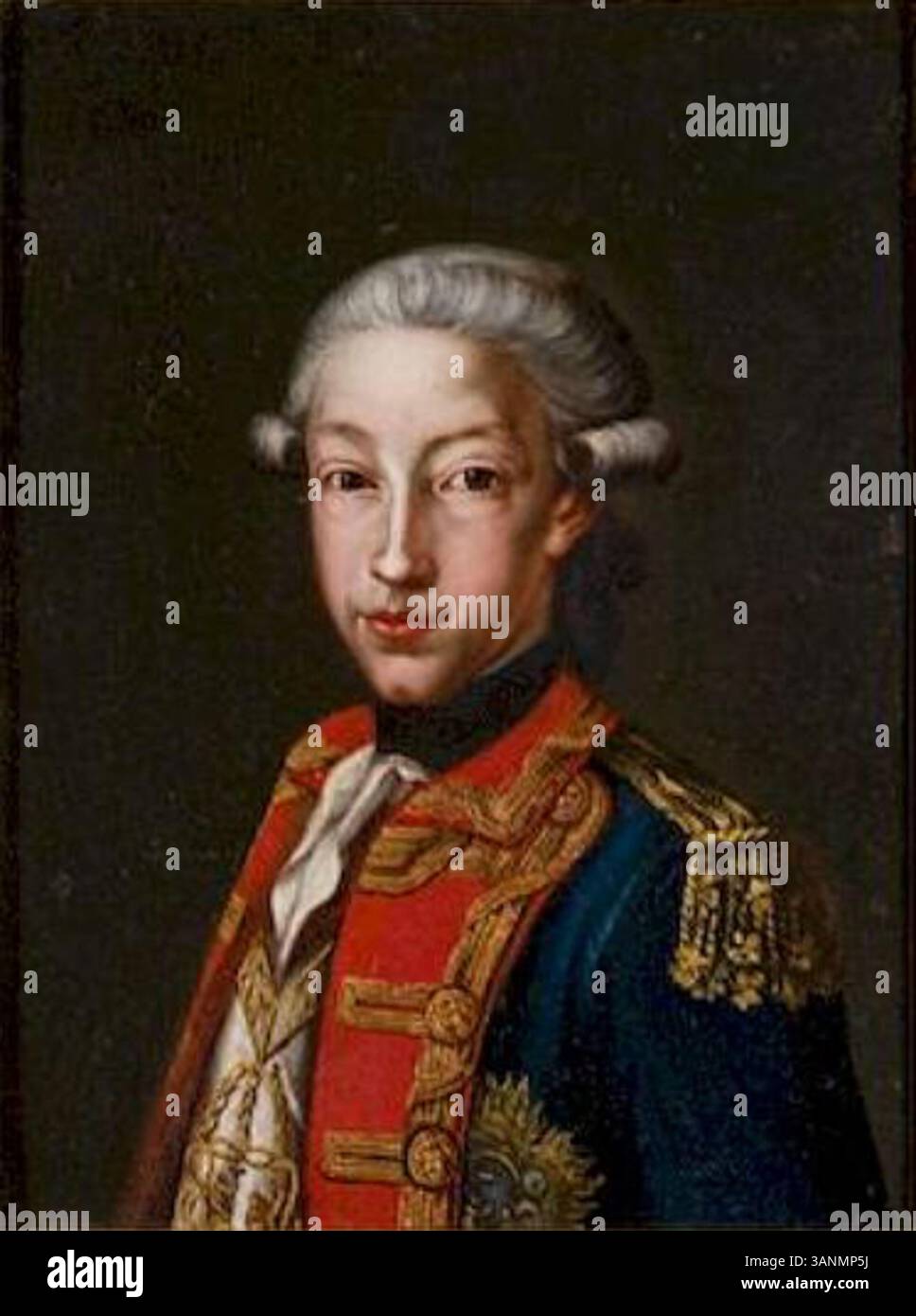 Portrait of Giuseppe Benedetto, Count of Asti (1766-1802), son of ...