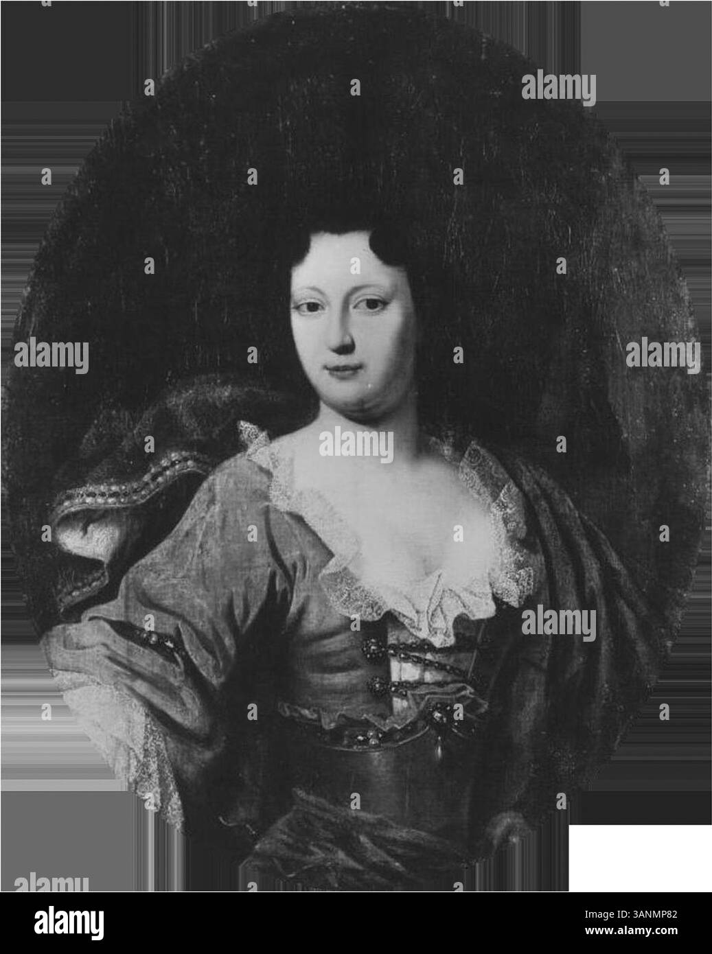 This 18th-century portrait by Johann Konrad Stammelkammer depicts ...