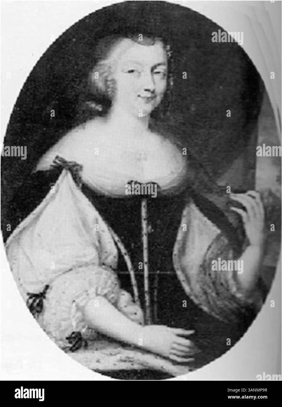 A 17th-century oil on copper portrait attributed to the studio of Charles Beaubrun, possibly ...