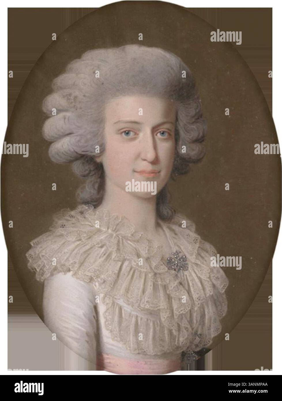 Attributed to Johann Heinrich Schmidt, this pastel portrait from 1785 ...