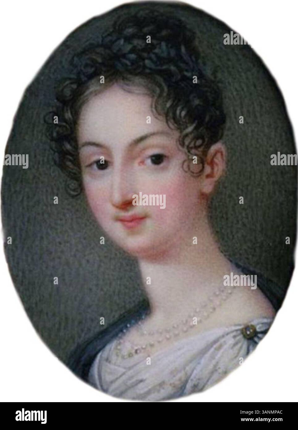 This 19th-century portrait shows Maria Anna of Saxony, the future Grand ...