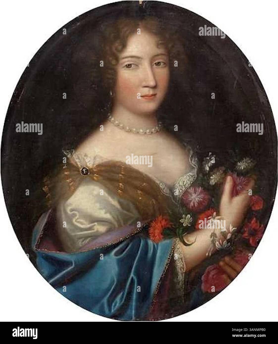 The 'Portrait of a Noblewoman' by the Follower of Pierre Mignard ...