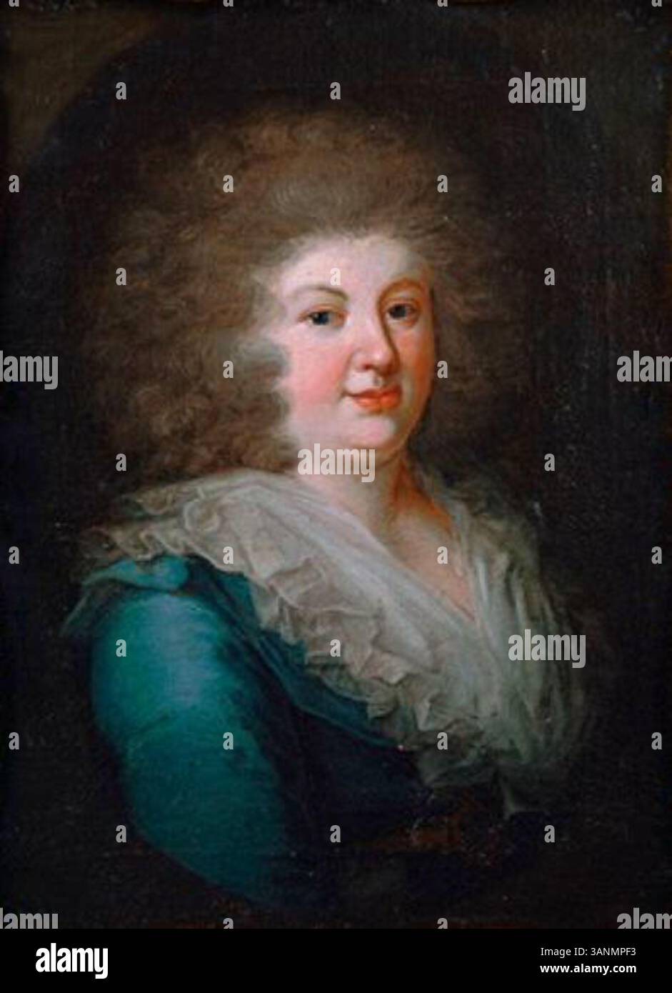 This portrait, attributed to Johann Friedrich August Tischbein, depicts ...