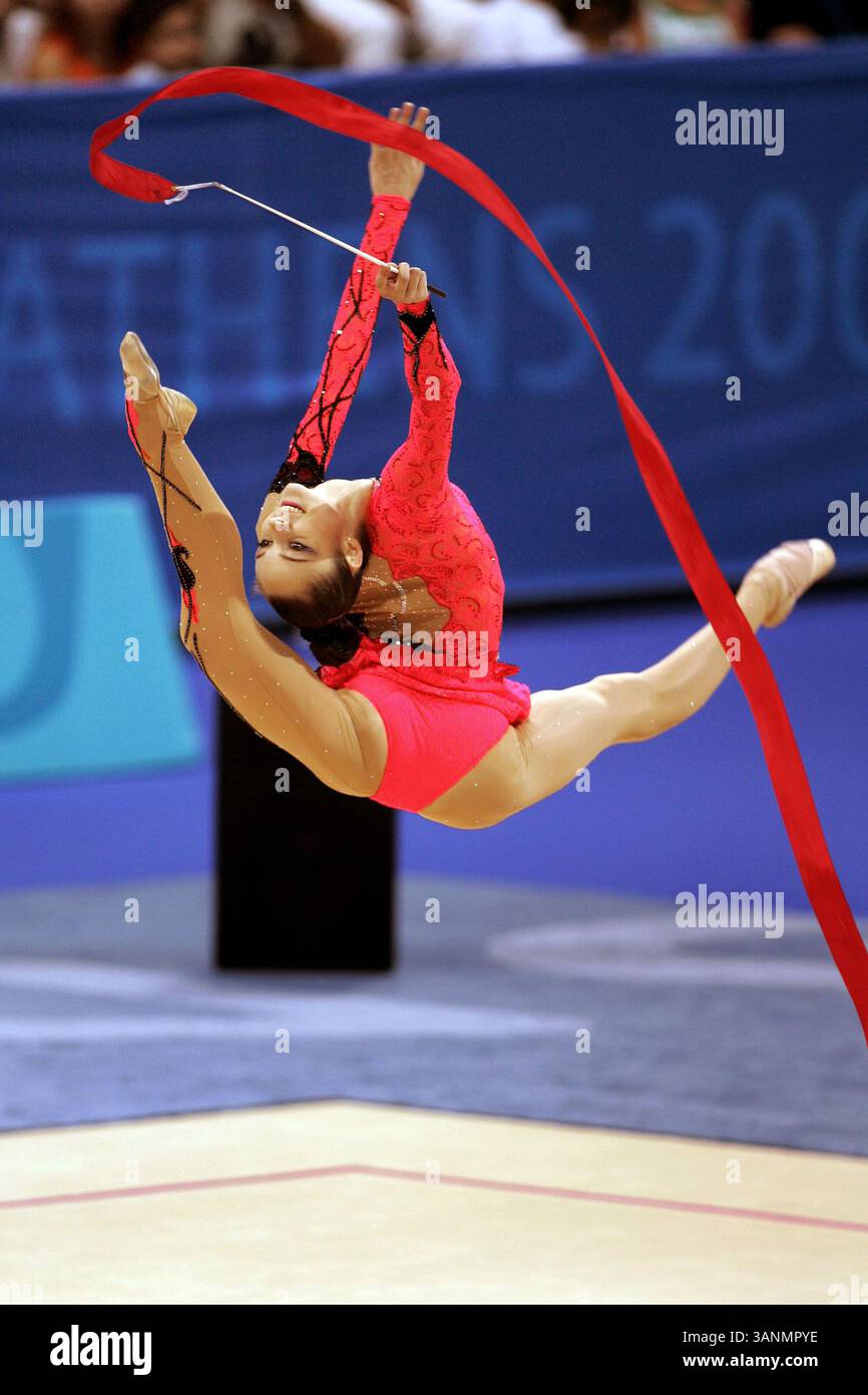 August 29, 2004; Athens, Greece; Rhythmic gymnastics star ANNA ...