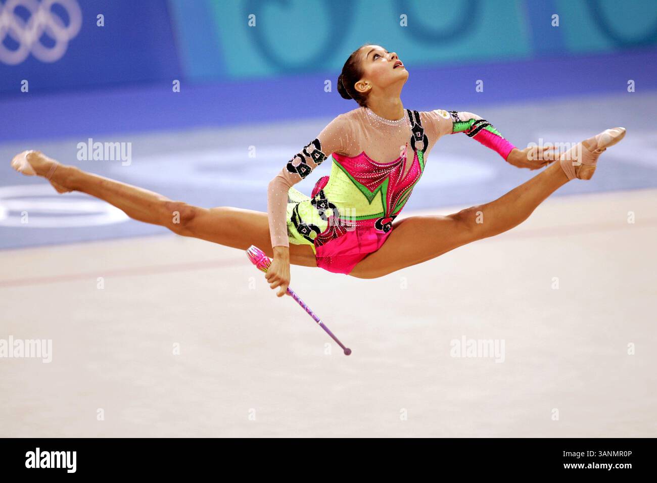 August 29, 2004; Athens, Greece; Rhythmic gymnastic star IRINA ...