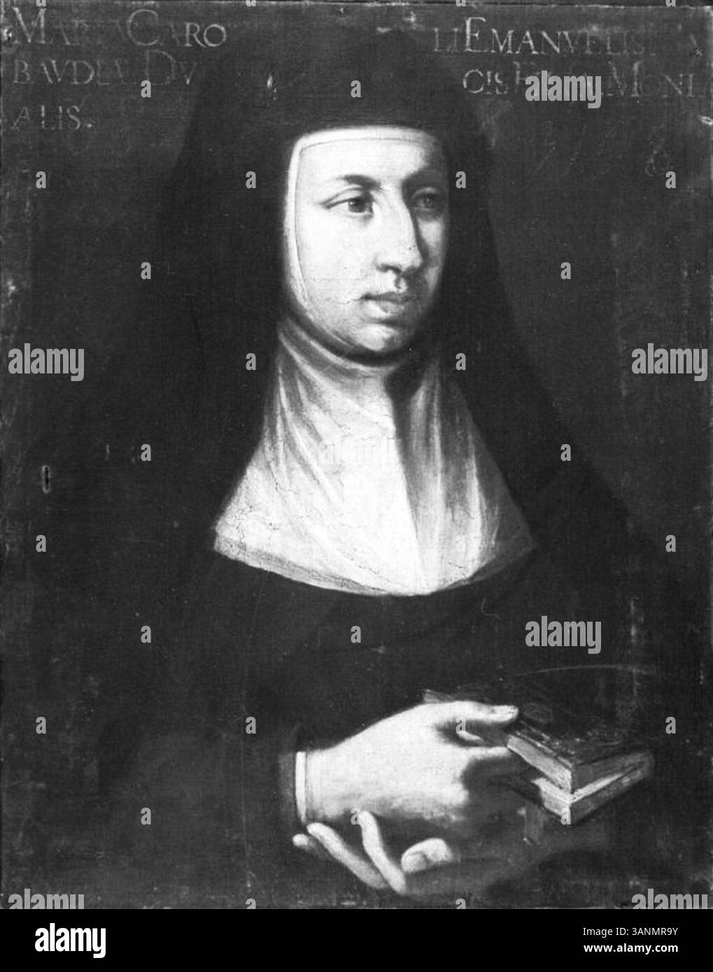 A presumed portrait of Maria Apollonia of Savoy (1594-1656), daughter ...