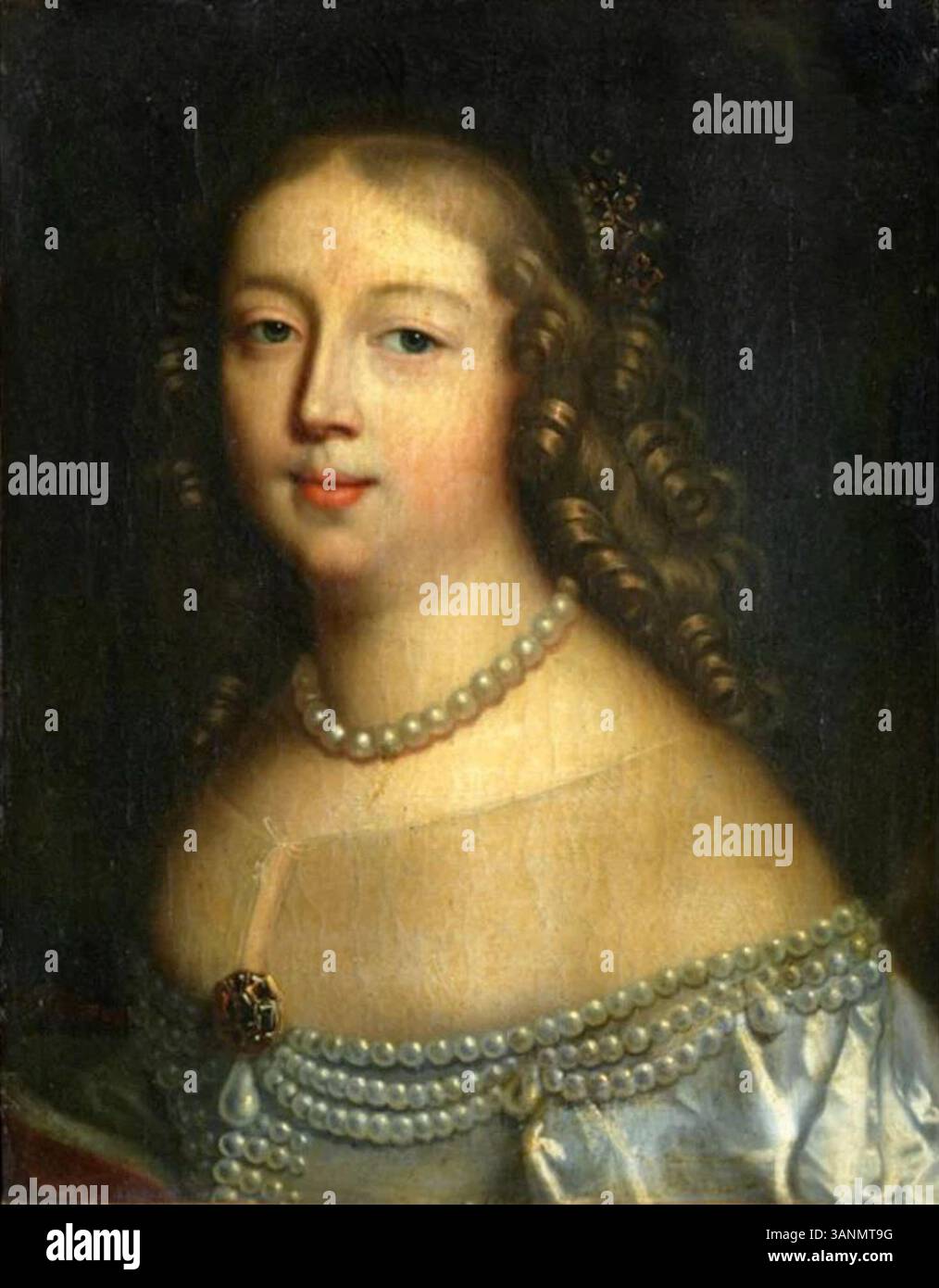This 17th-century presumed portrait of Anne-Geneviève de Bourbon-Condé ...