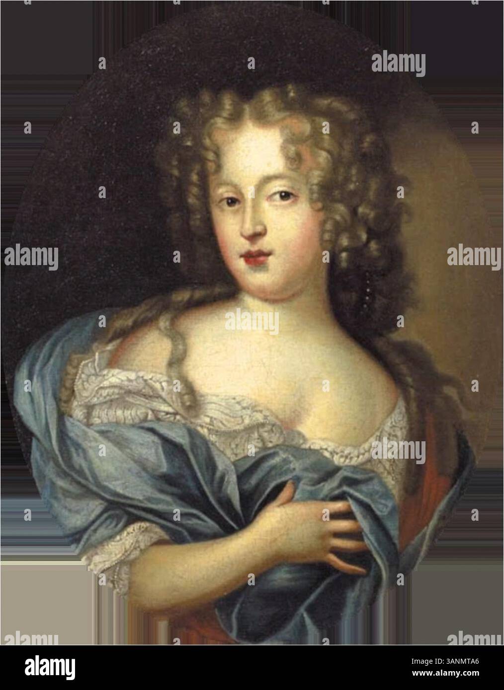 This 17th-century portrait, attributed to a follower of Pierre Mignard ...