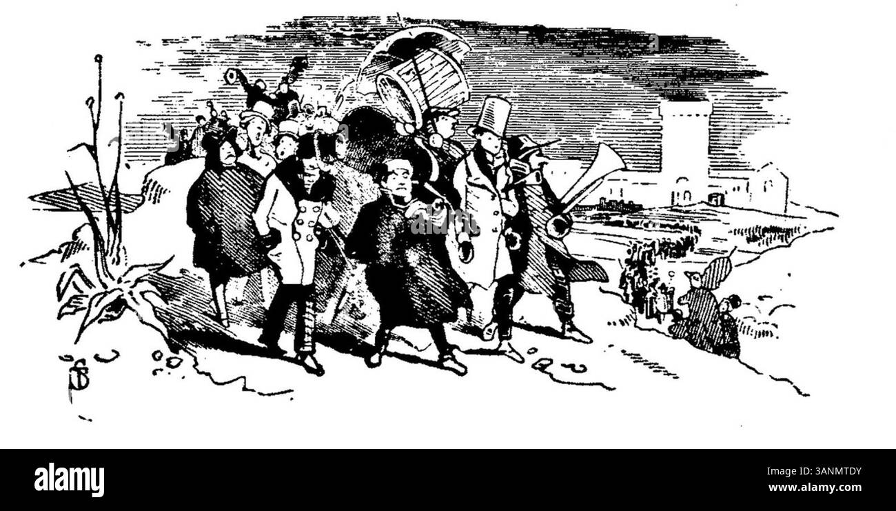 Carl Stauber’s illustration from *Fliegende Blätter* (1846) reflects ...