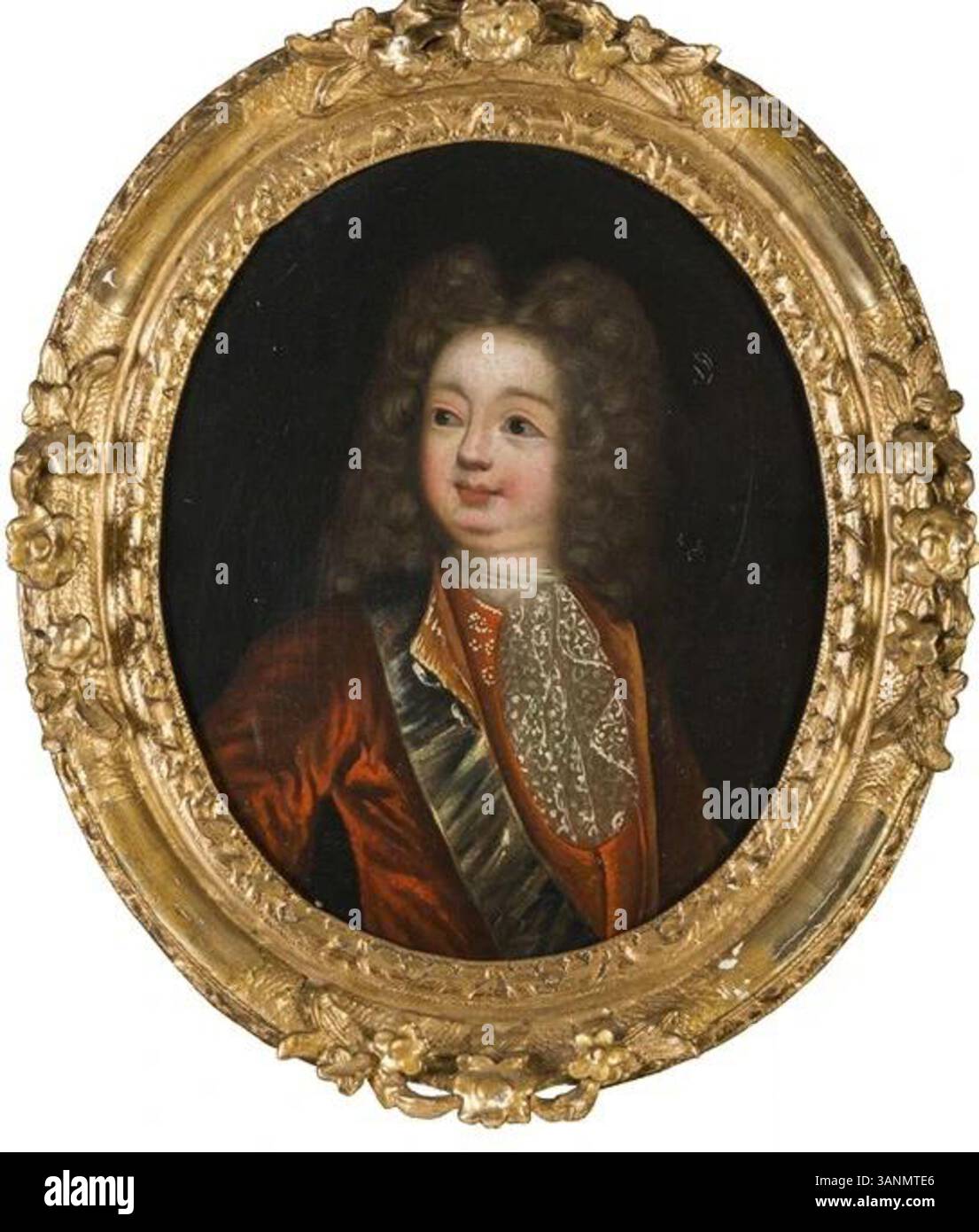 This 17th/18th-century oil painting depicts two princes dressed in ...