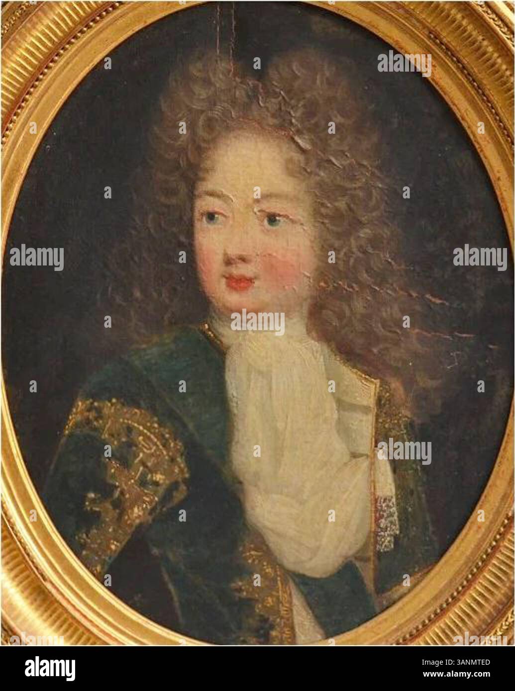 This late 17th or early 18th-century portrait depicts Louis Alexandre de Bourbon, Comte de ...