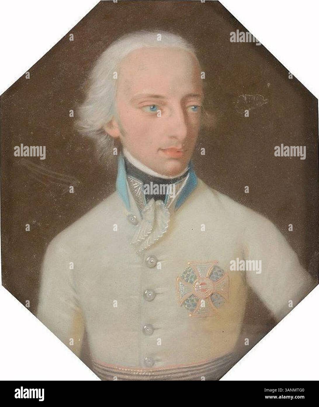 This 18th-century pastel portrait of Archduke Charles, Duke of Teschen ...