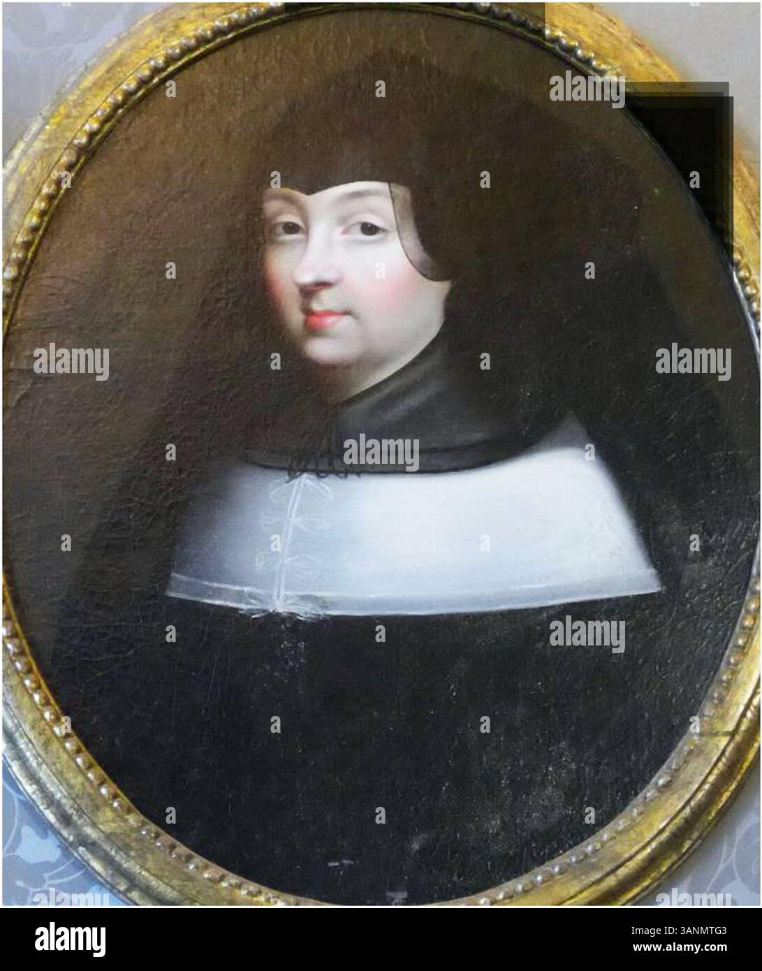This 17th-century oil painting by Lorenzo Dufour portrays Marie Jeanne ...