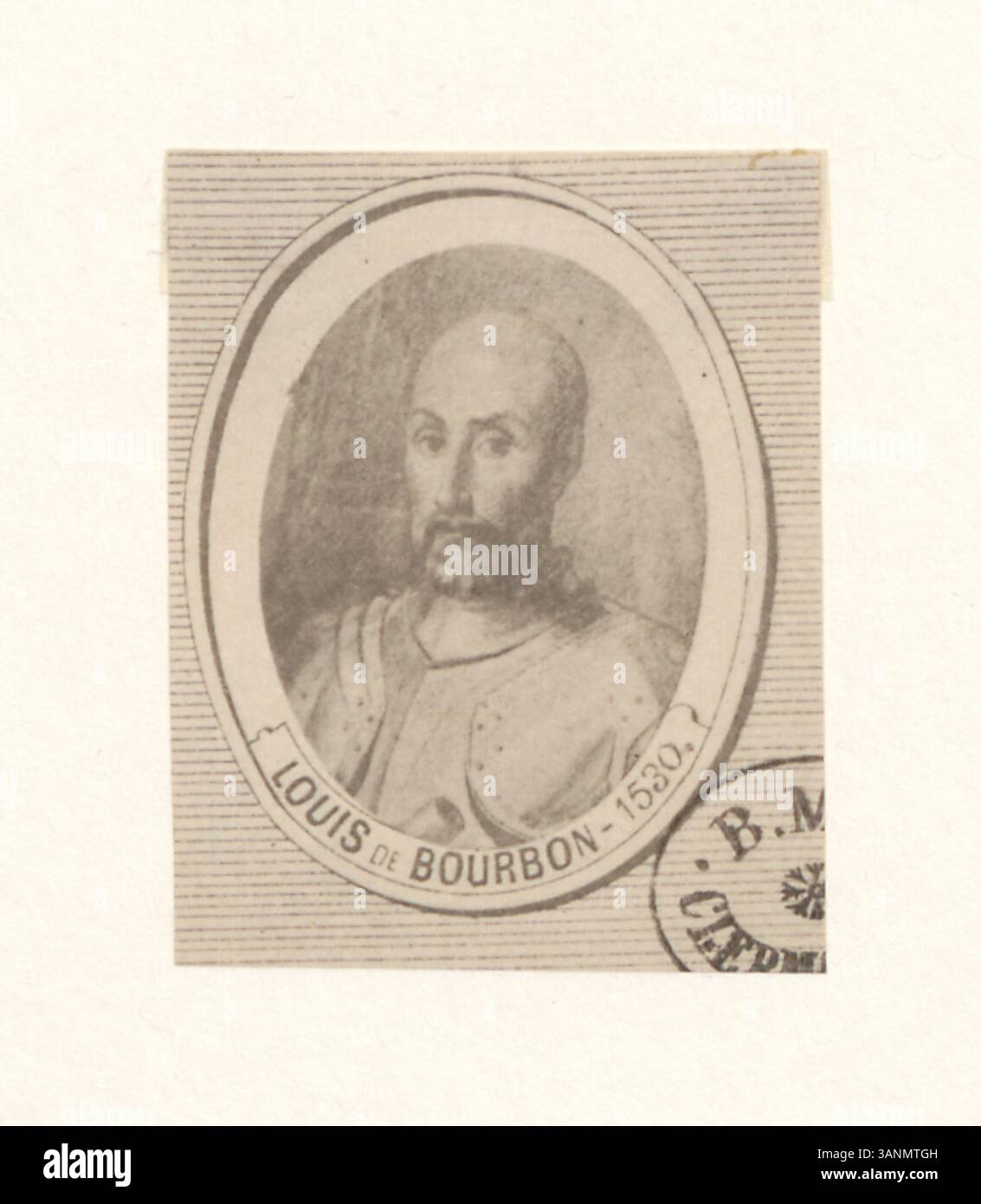 Photomechanical print from the Boyer collection depicting Louis de ...