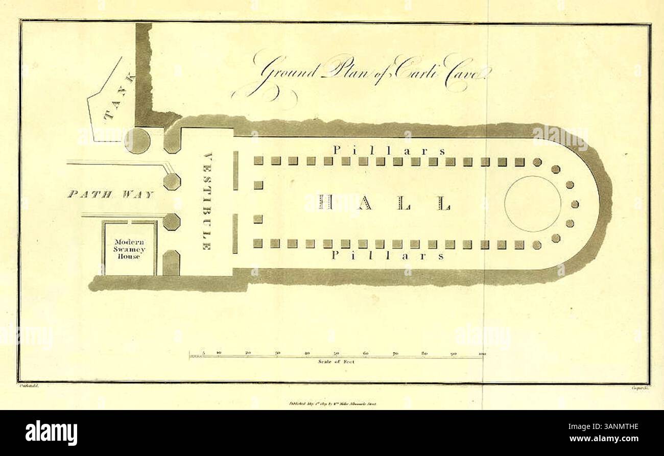 This ground plan, created by Henry Cooper in May 1809, depicts the ...