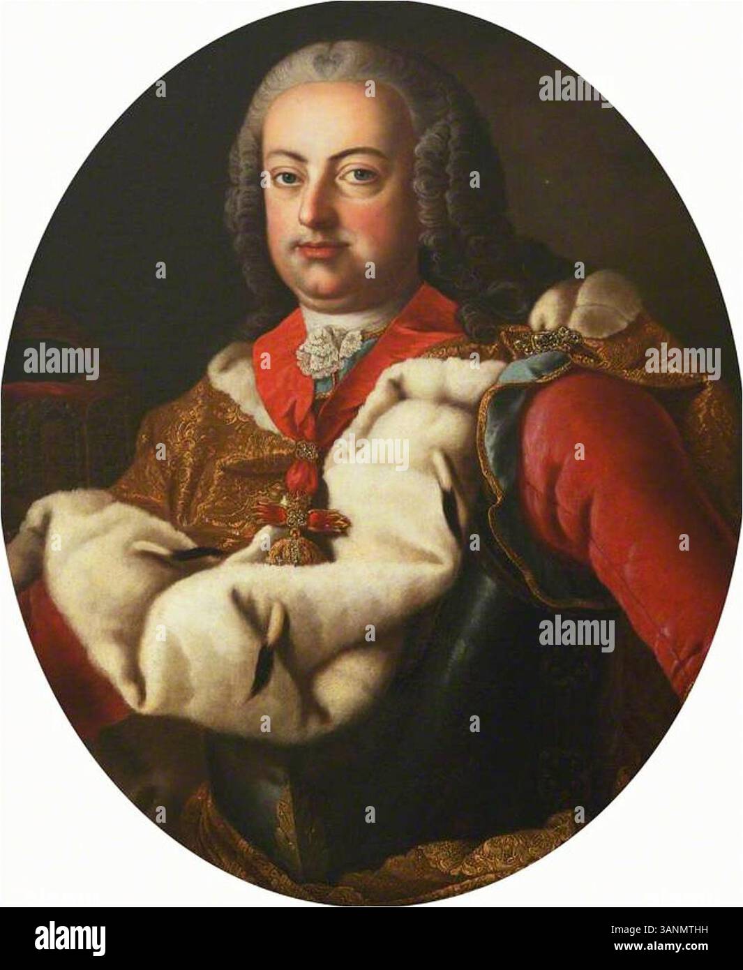 A portrait of Francis I, Holy Roman Emperor, created around 1760 by ...