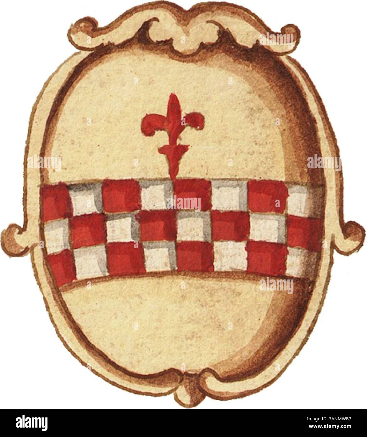 This 17th-century Spanish coat of arms belongs to the Spinola family ...