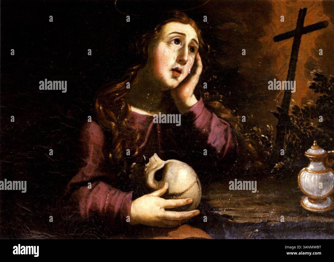 Josefa de Óbidos' circa 1661 painting 'Madalena Penitente' depicts Mary ...