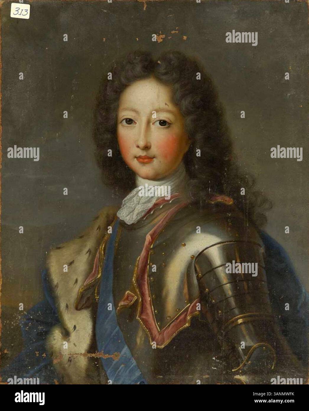 This 18th-century portrait depicts Louis d'Orléans, Duke of Orléans, a ...
