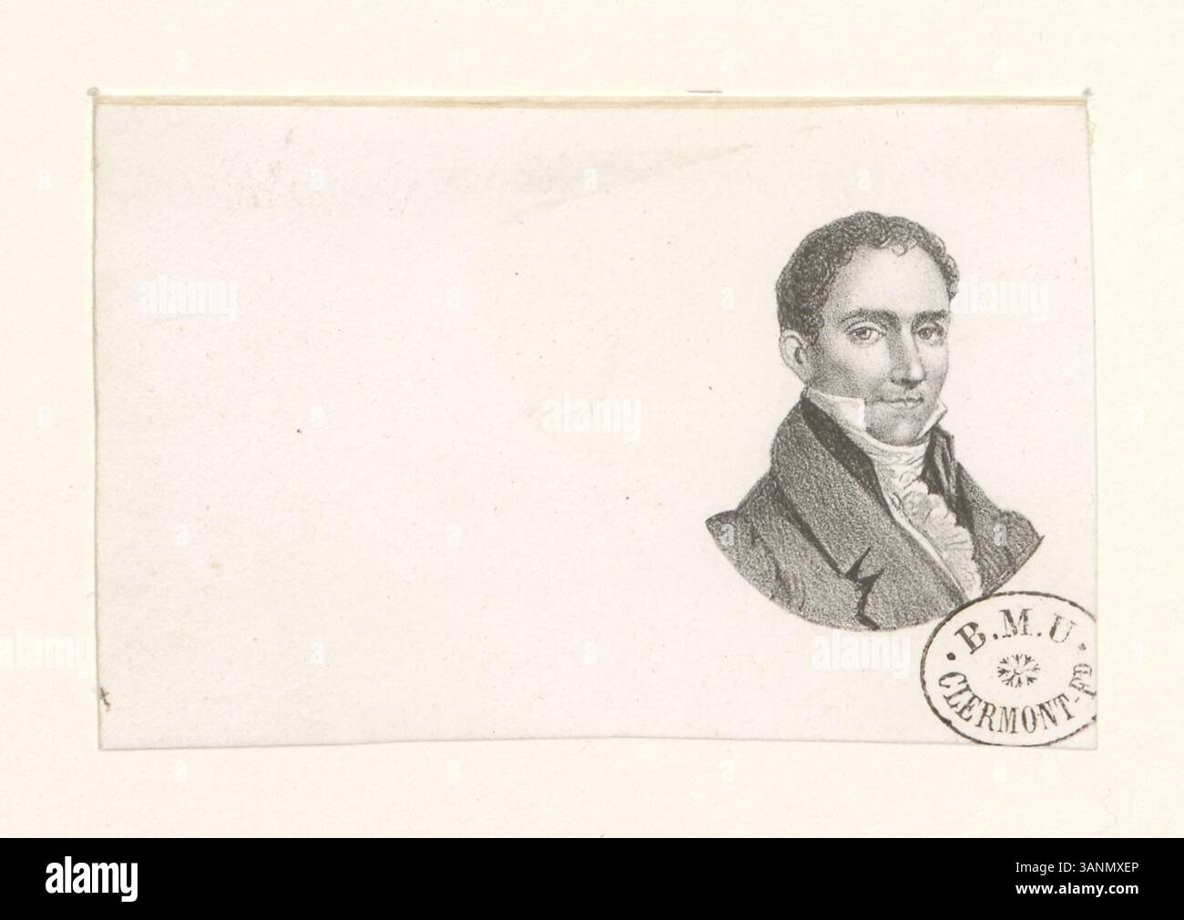 Michel Bertrand, lithograph by Ambroise Tardieu, presents a detailed ...
