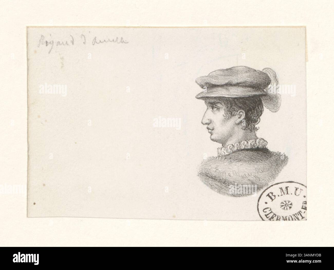 A lithograph print of Rigaud d'Aurelle, highlighting his importance in ...