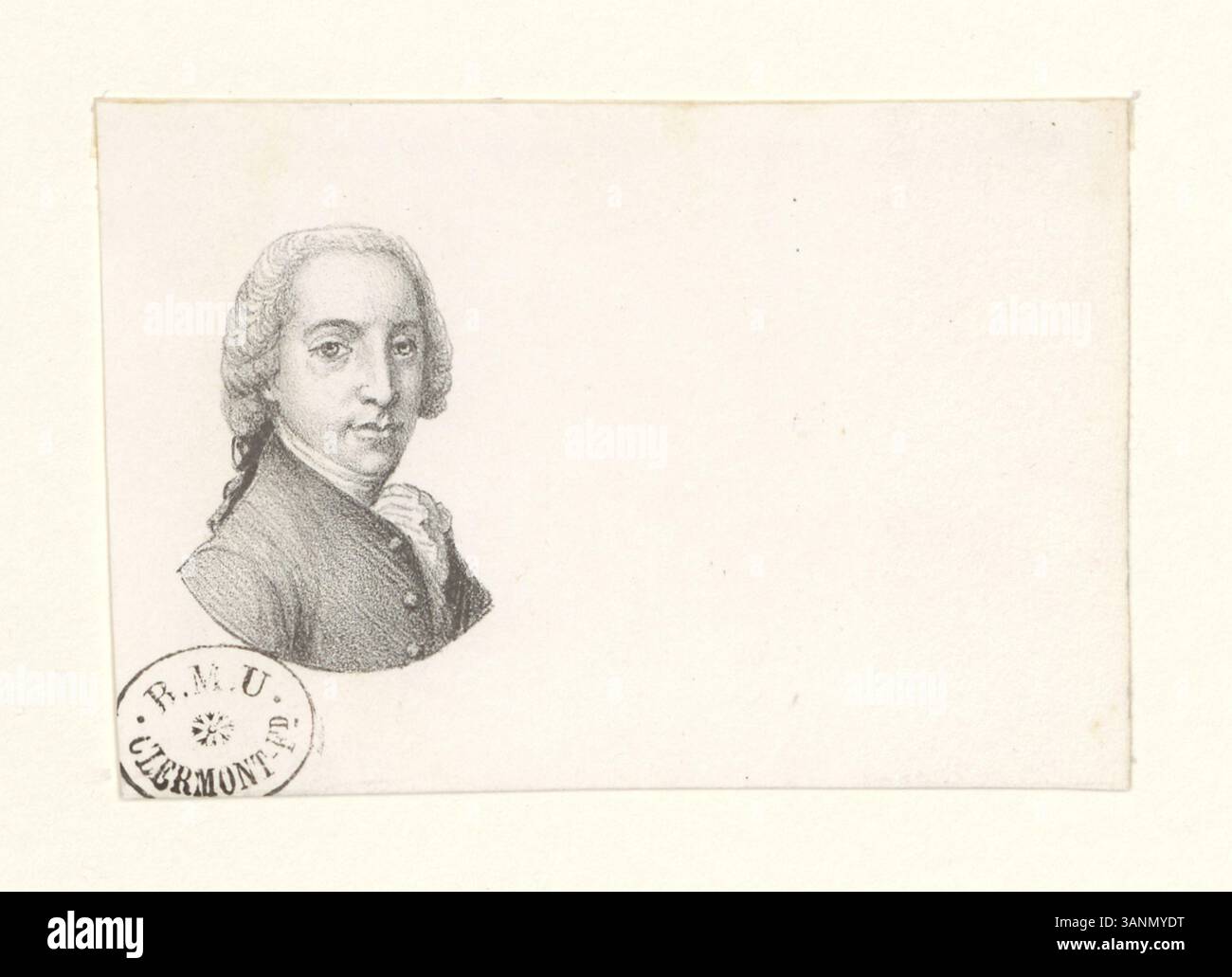 A lithograph from the Boyer collection of Charles-Antoine-Claude de ...