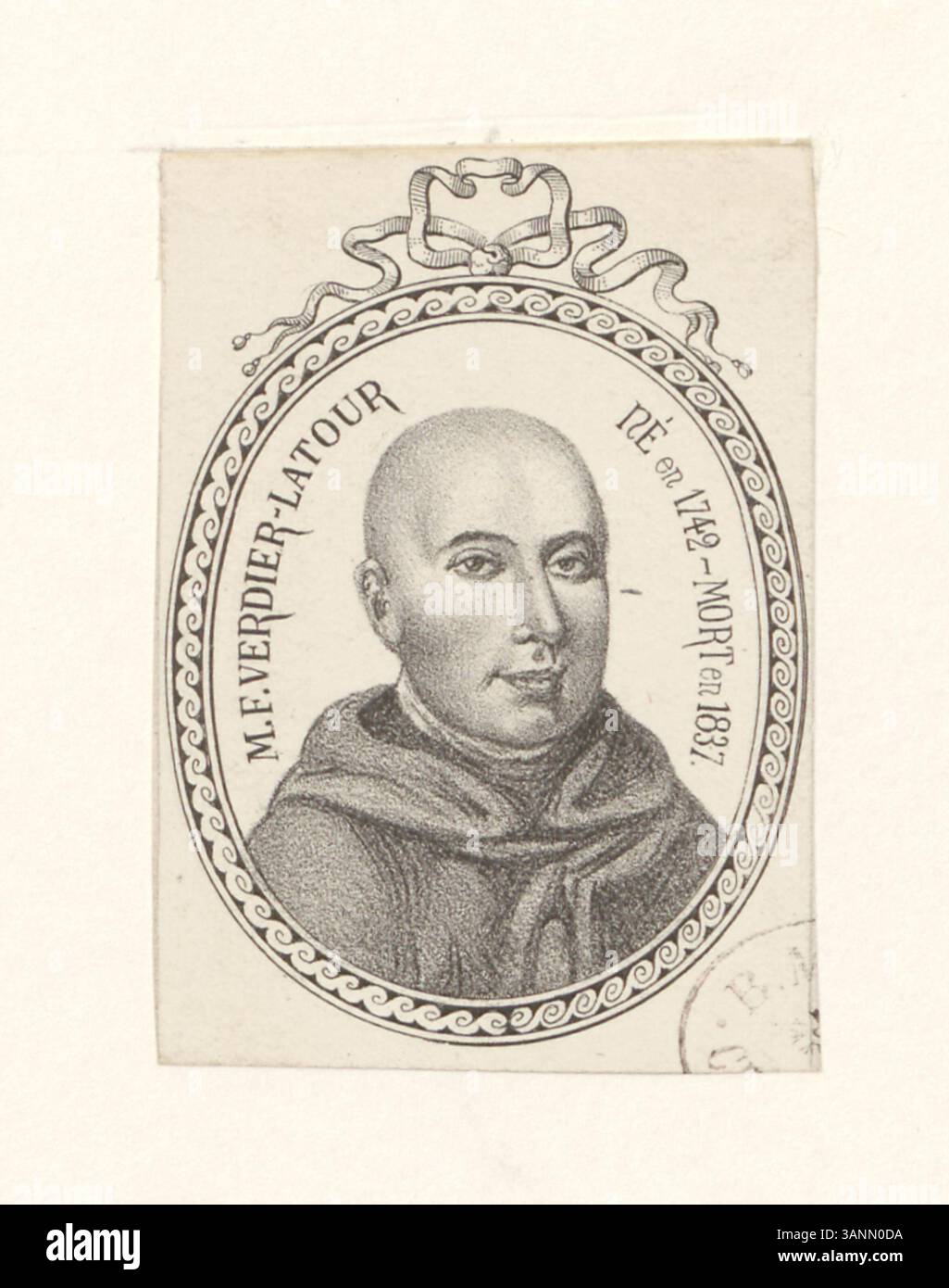 This lithograph from the Boyer collection portrays Michel-François ...