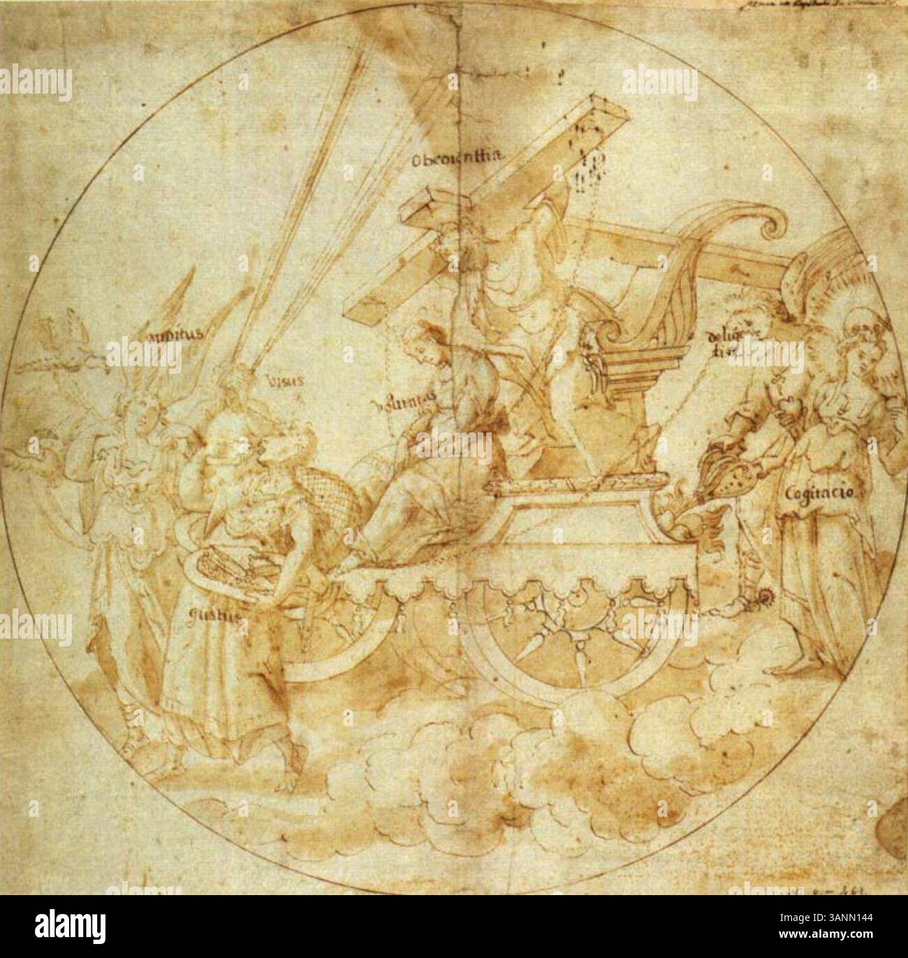 The Triumph of Obedience, 1588, by Fernão Gomes, is a drawing housed in ...
