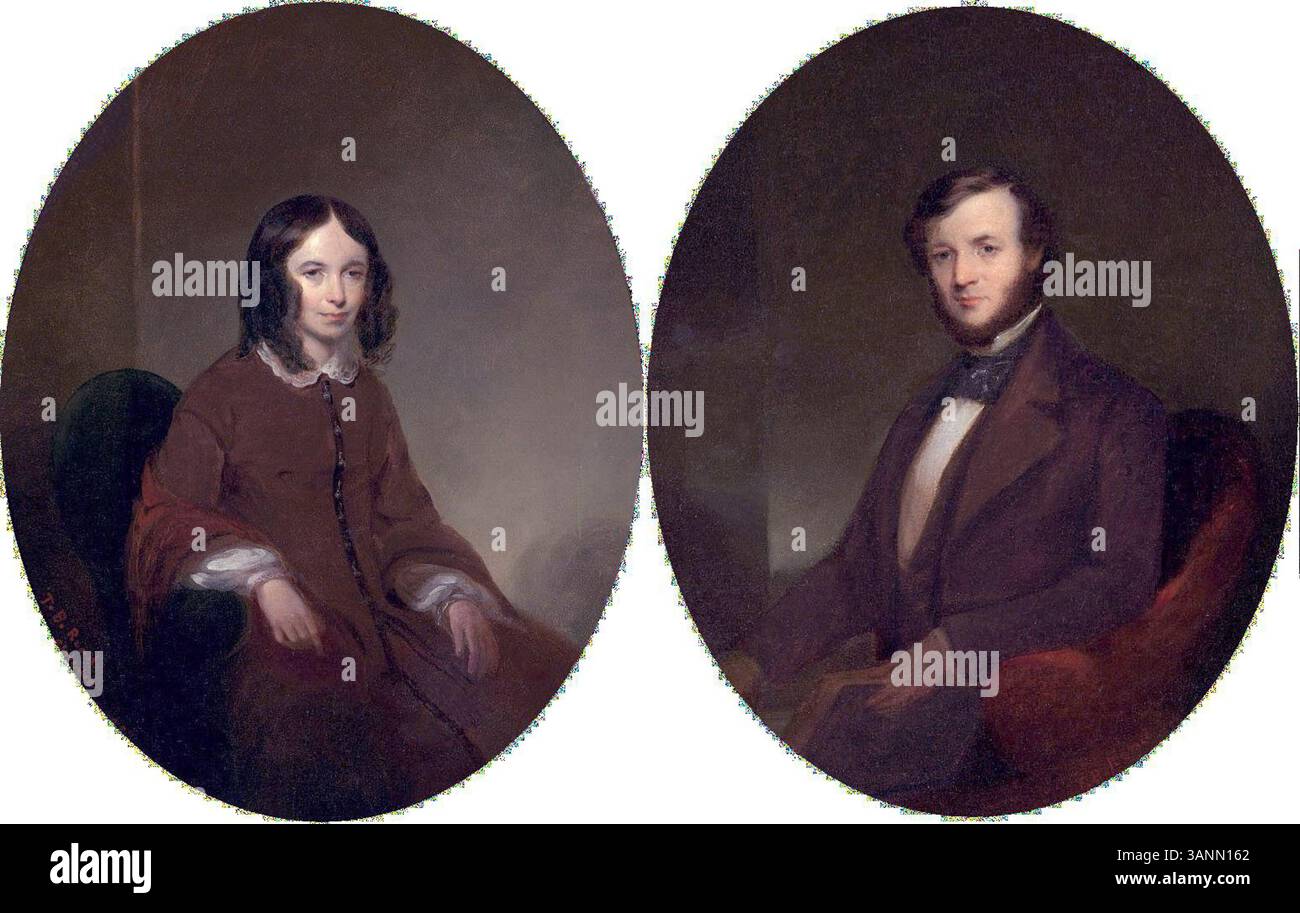 This 1853 painting by Thomas Buchanan Read shows the famous poets ...