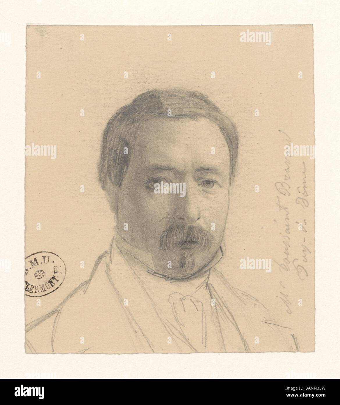 BOYER 432 is a drawing of Mr. Toussaint Bravard from Puy-de-Dôme. The ...