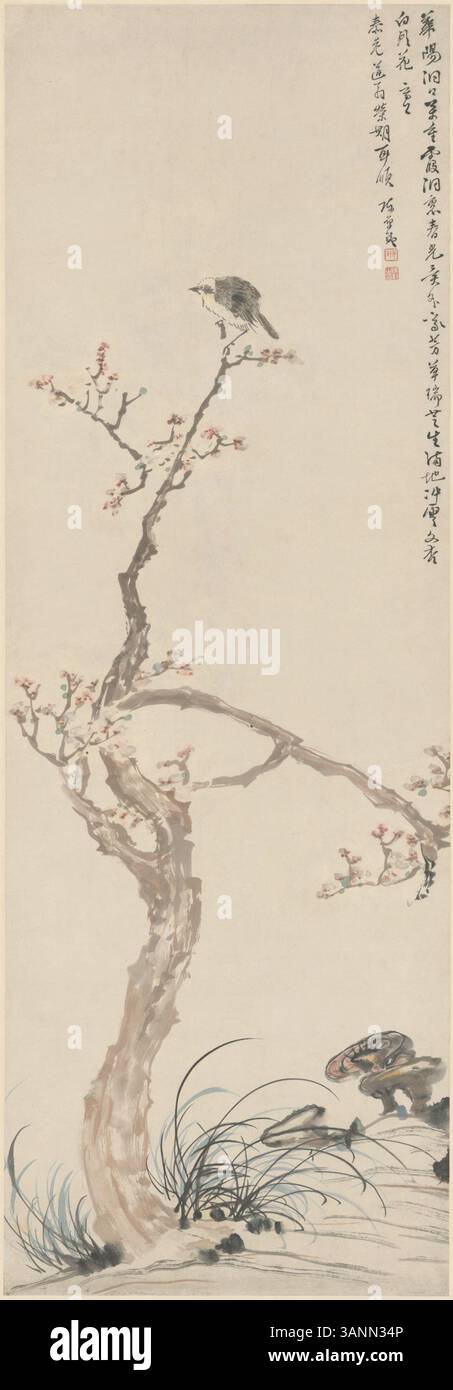 Chen Shu (1612–1682) is known for his traditional Chinese brushwork ...
