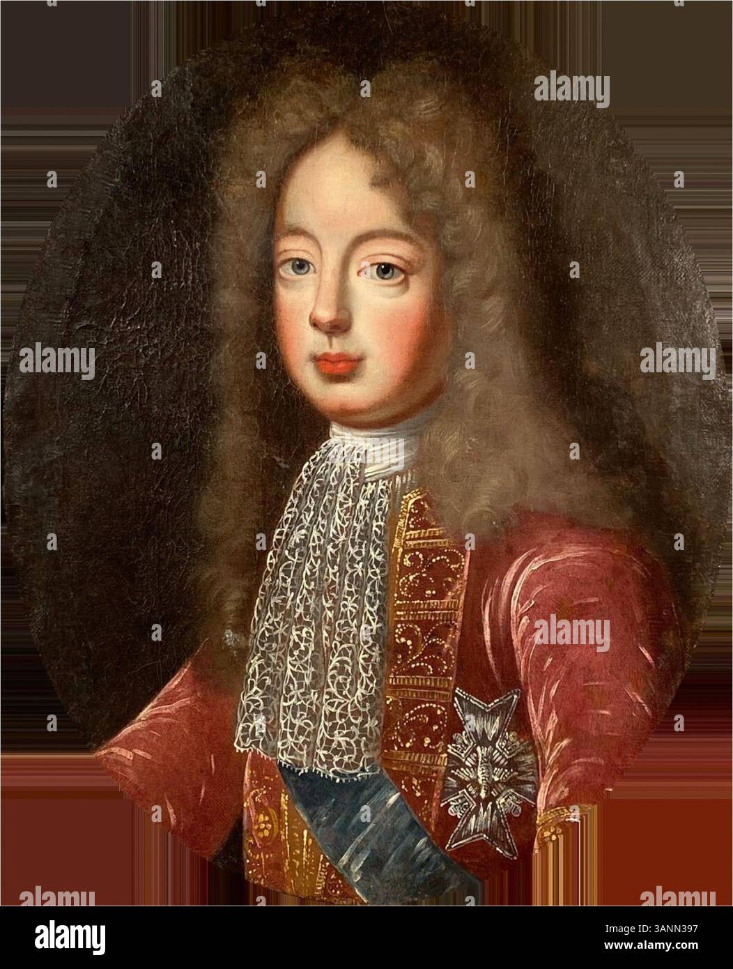 This circa 1670-1675 portrait by an unidentified painter depicts Louis, Grand Dauphin, son of ...