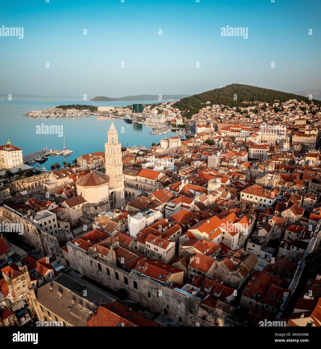 Aerial view of Diocletian's palace in Split, Croatia Stock Photo - Alamy