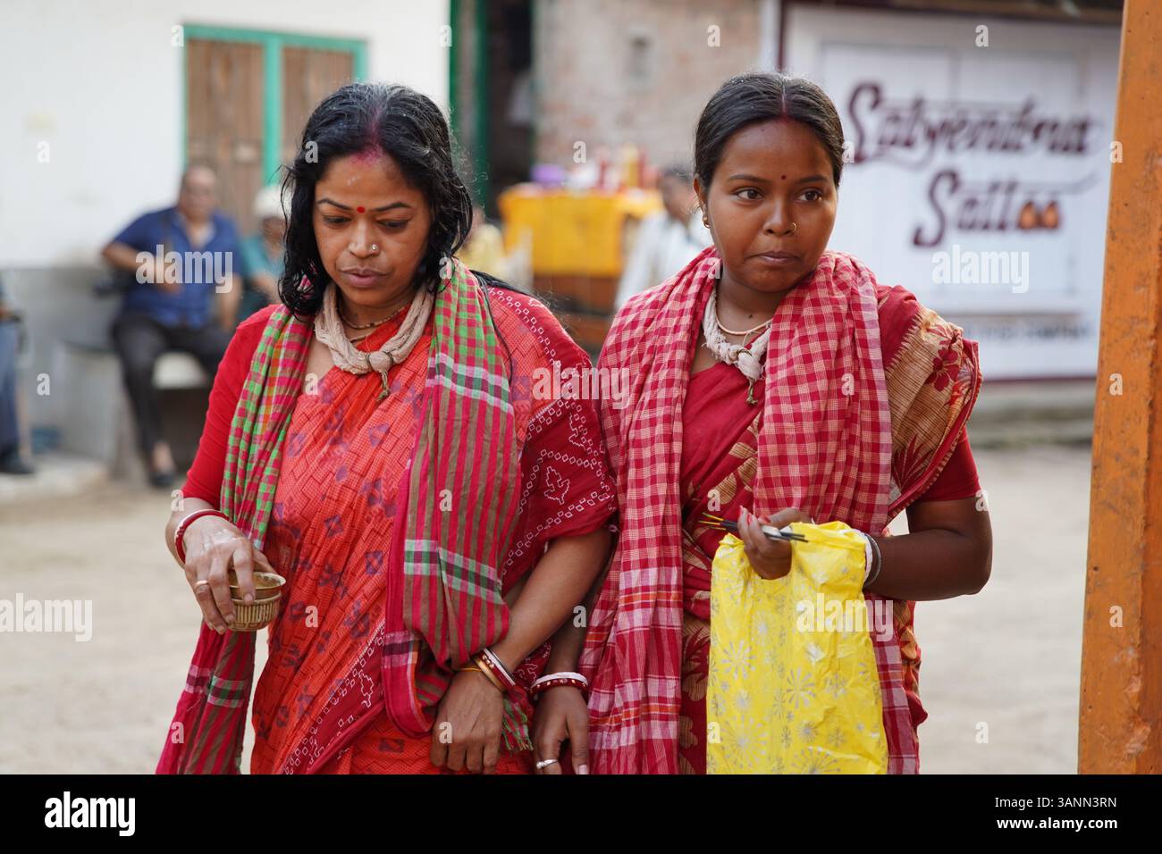 Villagers in Bagnan, about 60 km from Kolkata, mark the Gajan Festival ...