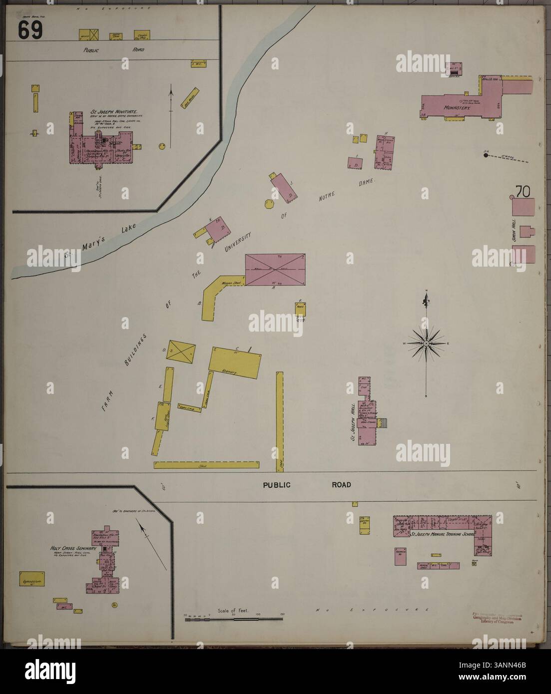 This 1899 Sanborn Fire Insurance Map of South Bend, Indiana, provides ...
