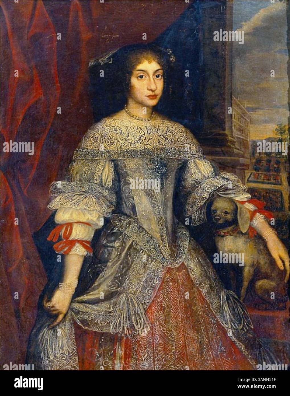 This 17th-century portrait, attributed to Cesare Gennari, features ...