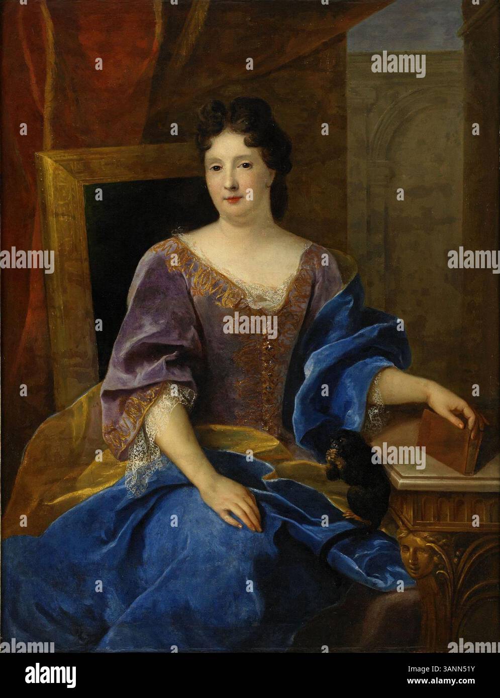 This portrait, attributed to the circle of François de Troy, depicts ...