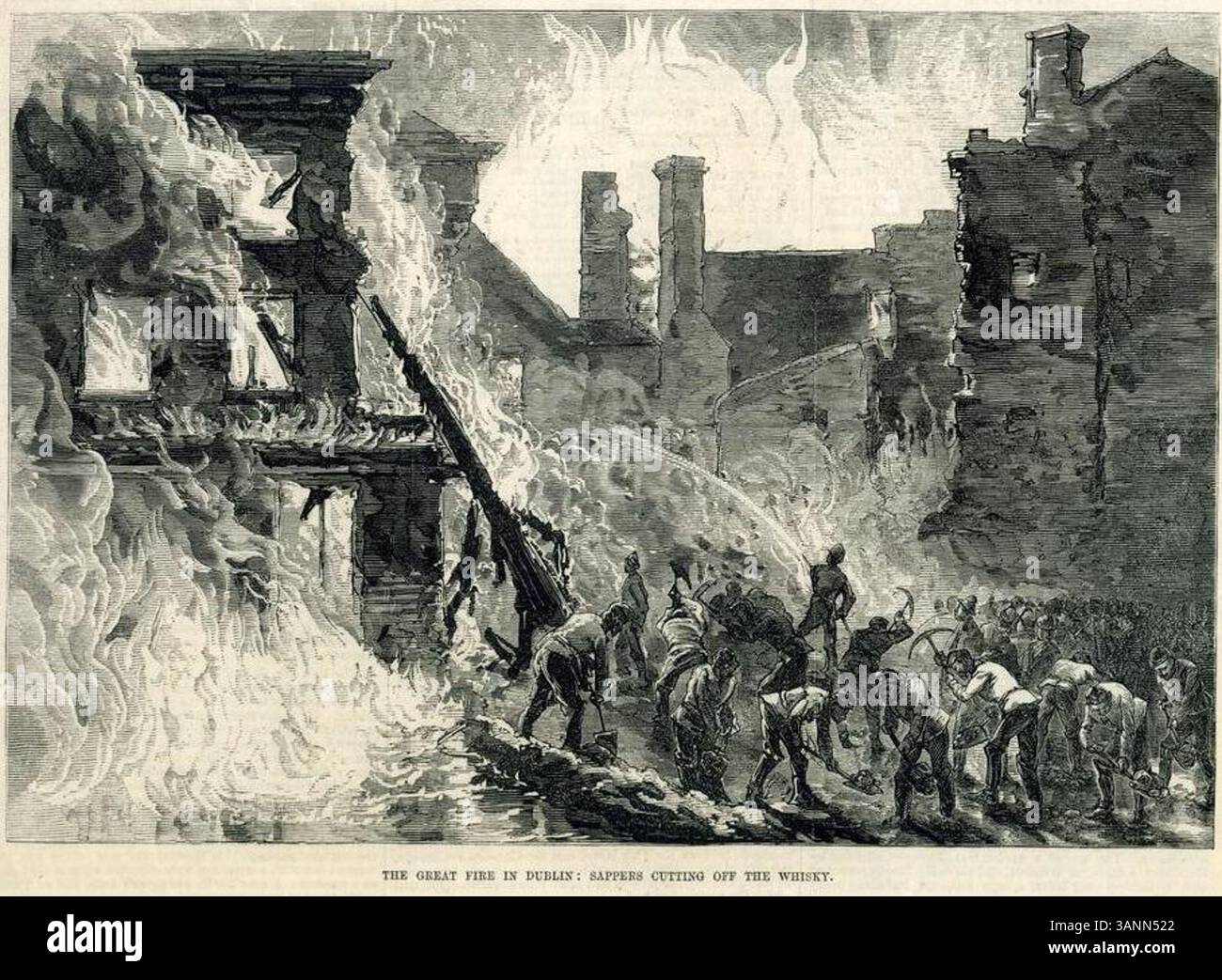 The 1875 illustration from The Illustrated London News depicts the ...
