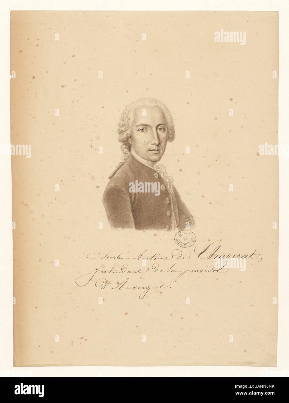 A drawing from the Boyer collection of Charles Antoine de Chazerat ...