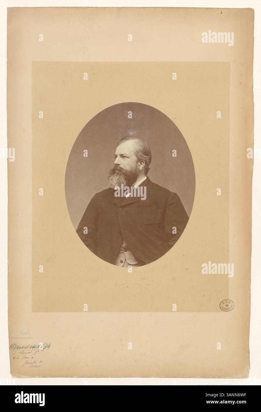 Photograph of Louis Devedeux, a French historical figure. This image is ...