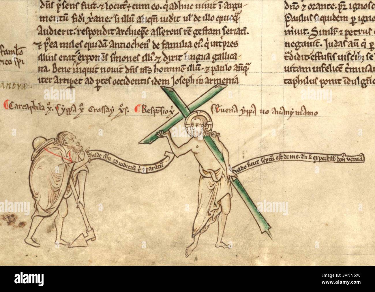 In 'Chronica Majora II', Matthew Paris illustrates a moment where ...