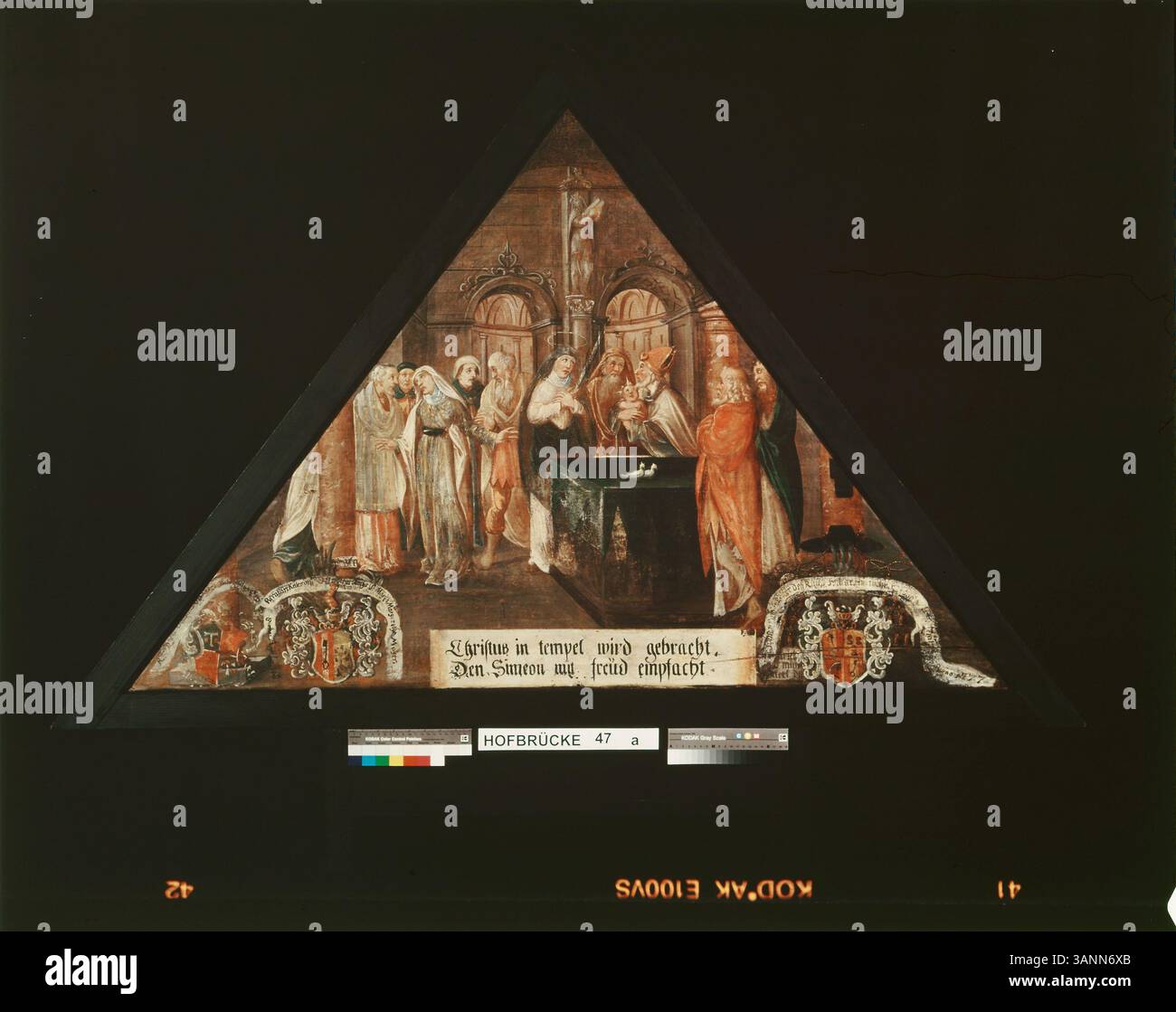 This painting, 'Presentation of Jesus in the Temple,' depicts the ...