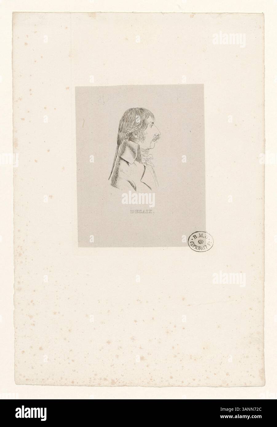 Print from the Boyer collection depicting General Louis Desaix, a key ...