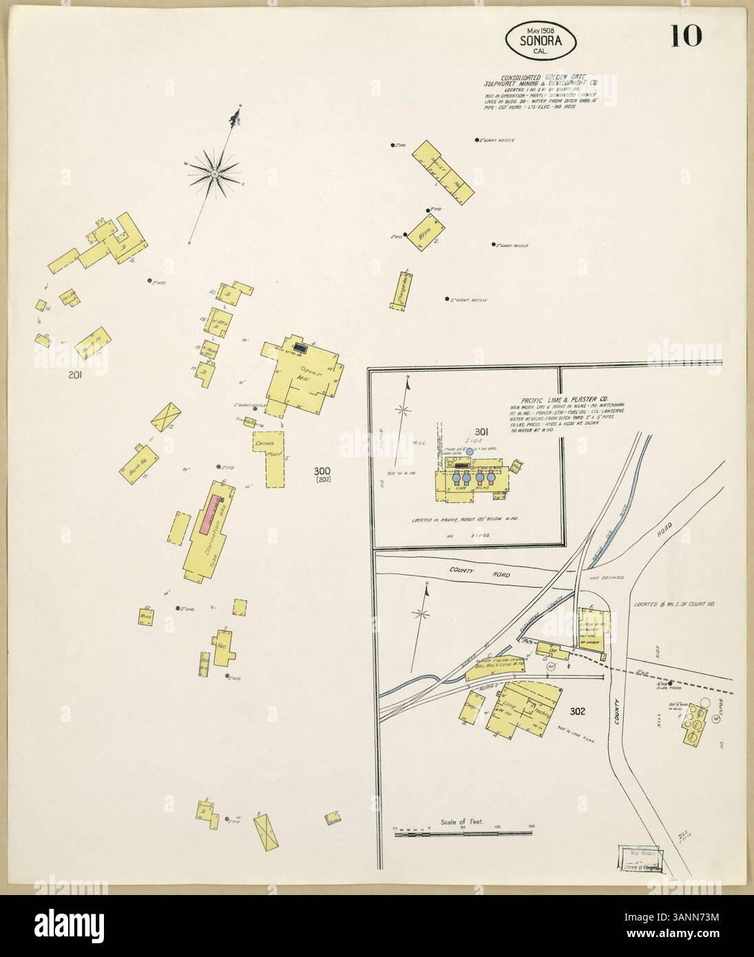 The Sanborn Fire Insurance Map from Sonora, Tuolumne County, California ...