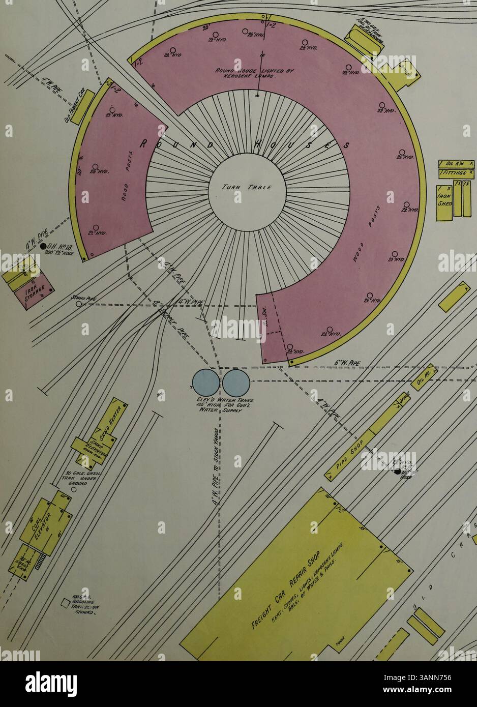 Detroit map 1910 hi-res stock photography and images - Alamy