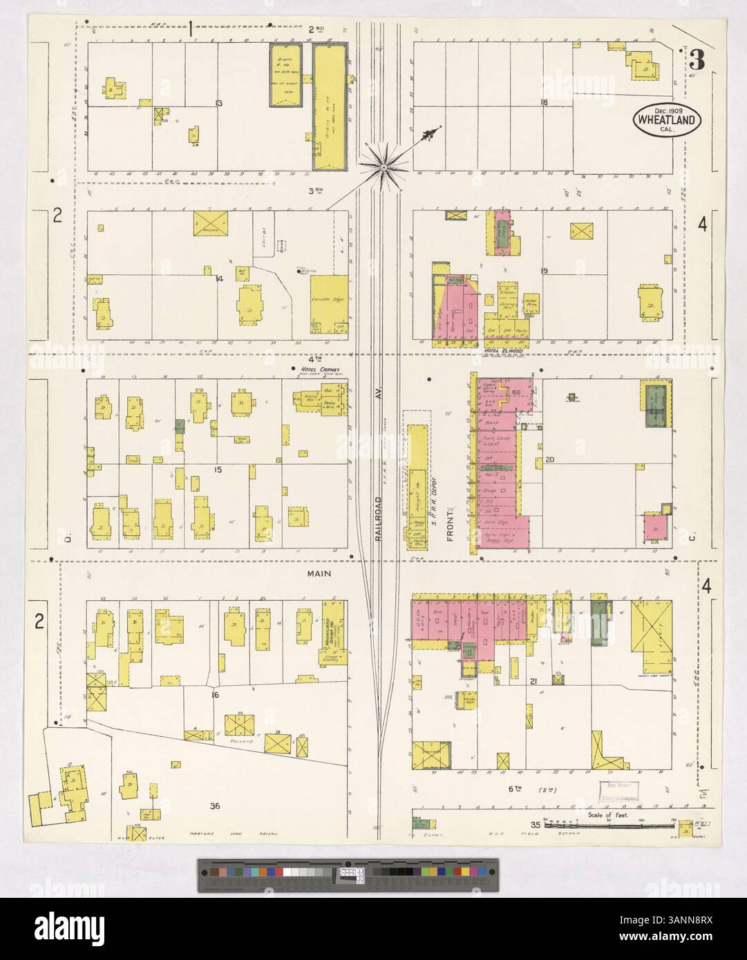 Sanborn Fire Insurance Map of Wheatland, Yuba County, California ...