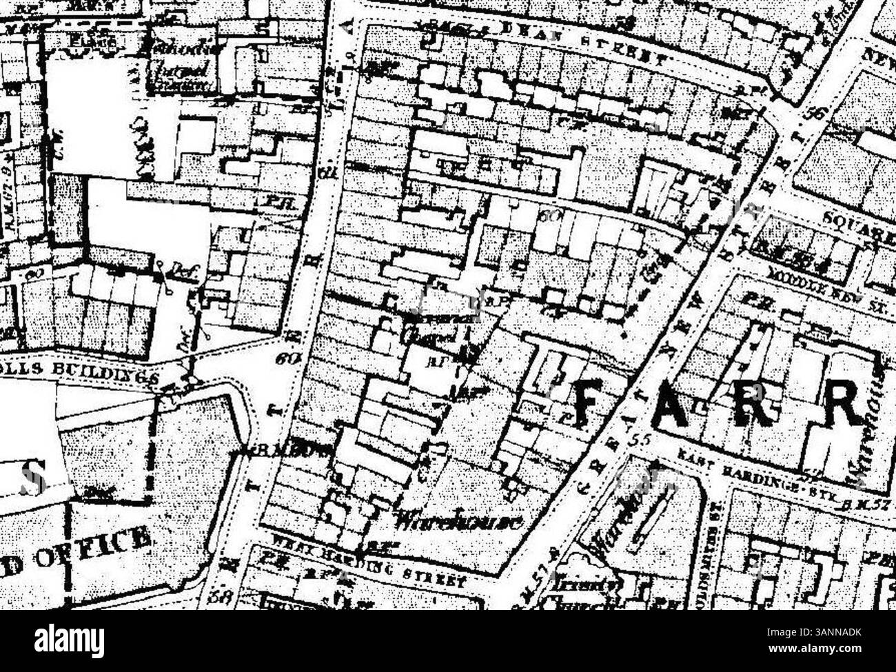 Ordnance Survey map of City of London from 1869-1880, sheet 035 ...