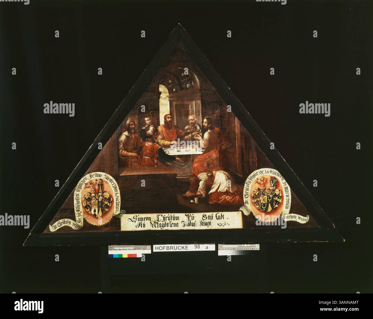 This painting, titled 'The Washing of Feet by the Sinner at the ...